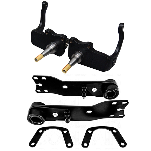Baywindow Bus Drop Spindles And 1" Dropped Adjustable Springplate Kit ...