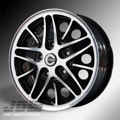JBW 15" COSMIC Alloy Wheel - Gloss Black With Highlights - 5x130 PCD ...