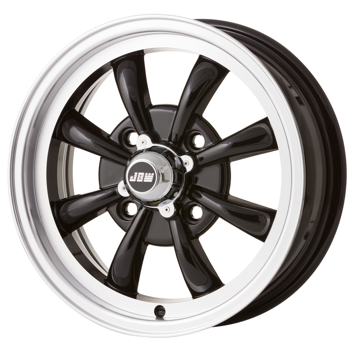 4x130 PCD JBW AC8 Alloy Wheel in Gloss Black - Cool Air VW