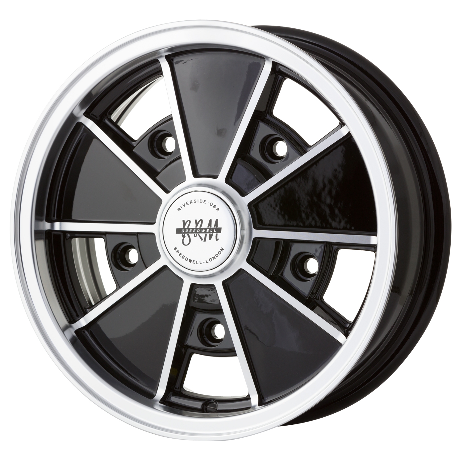JBW 15" BRM Alloy Wheel - Black With Machined Face - 5x205 PCD - 5.5 ...