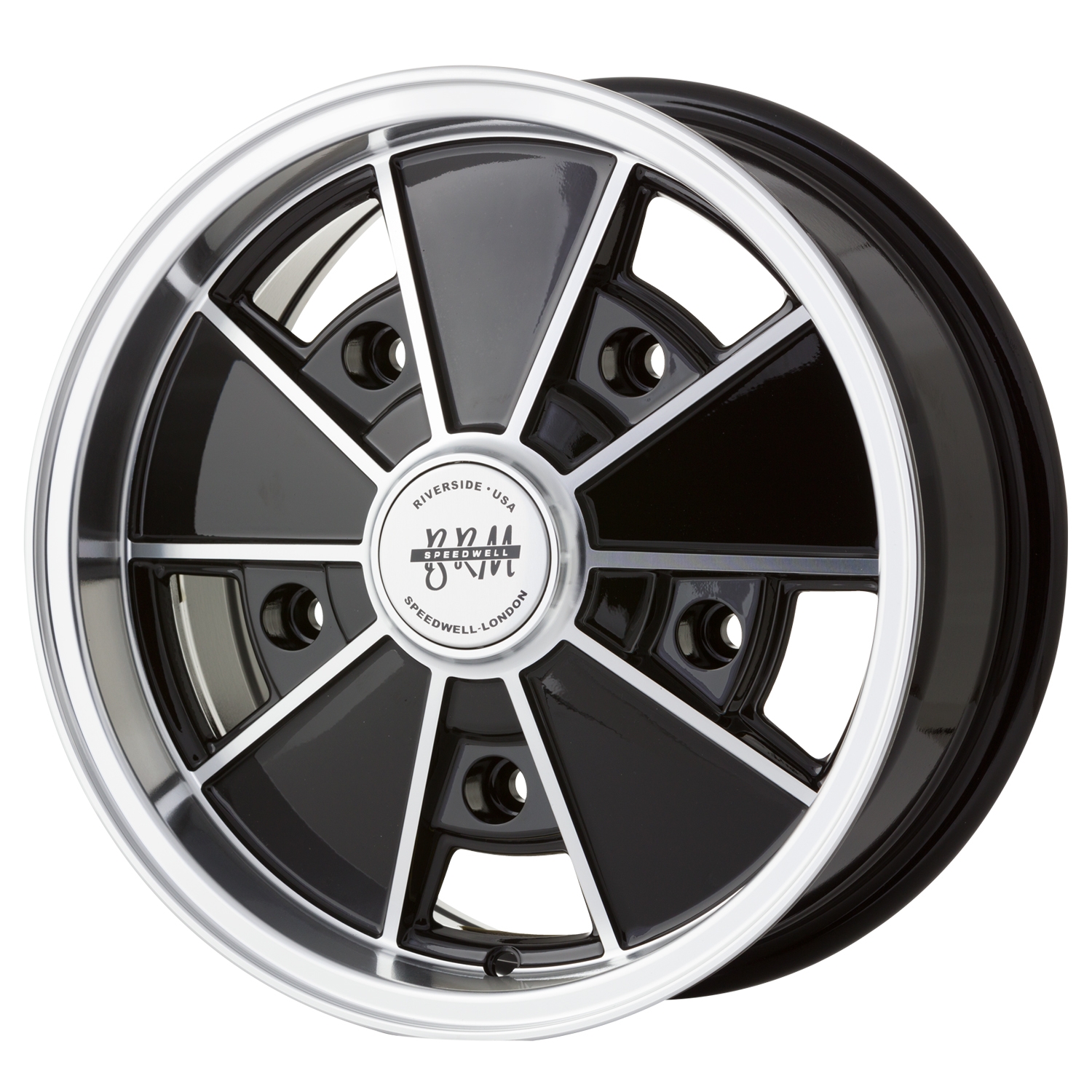 JBW 15" BRM Alloy Wheel - Black With Machined Face - 5x205 PCD - 6.5 ...