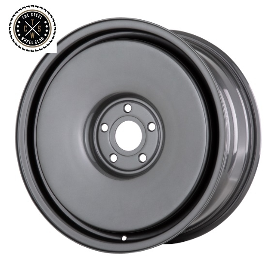 JBW 18" Flat Boy Steel Wheel - Gun Metal - 5x112 PCD - 8" Wide - Cool ...