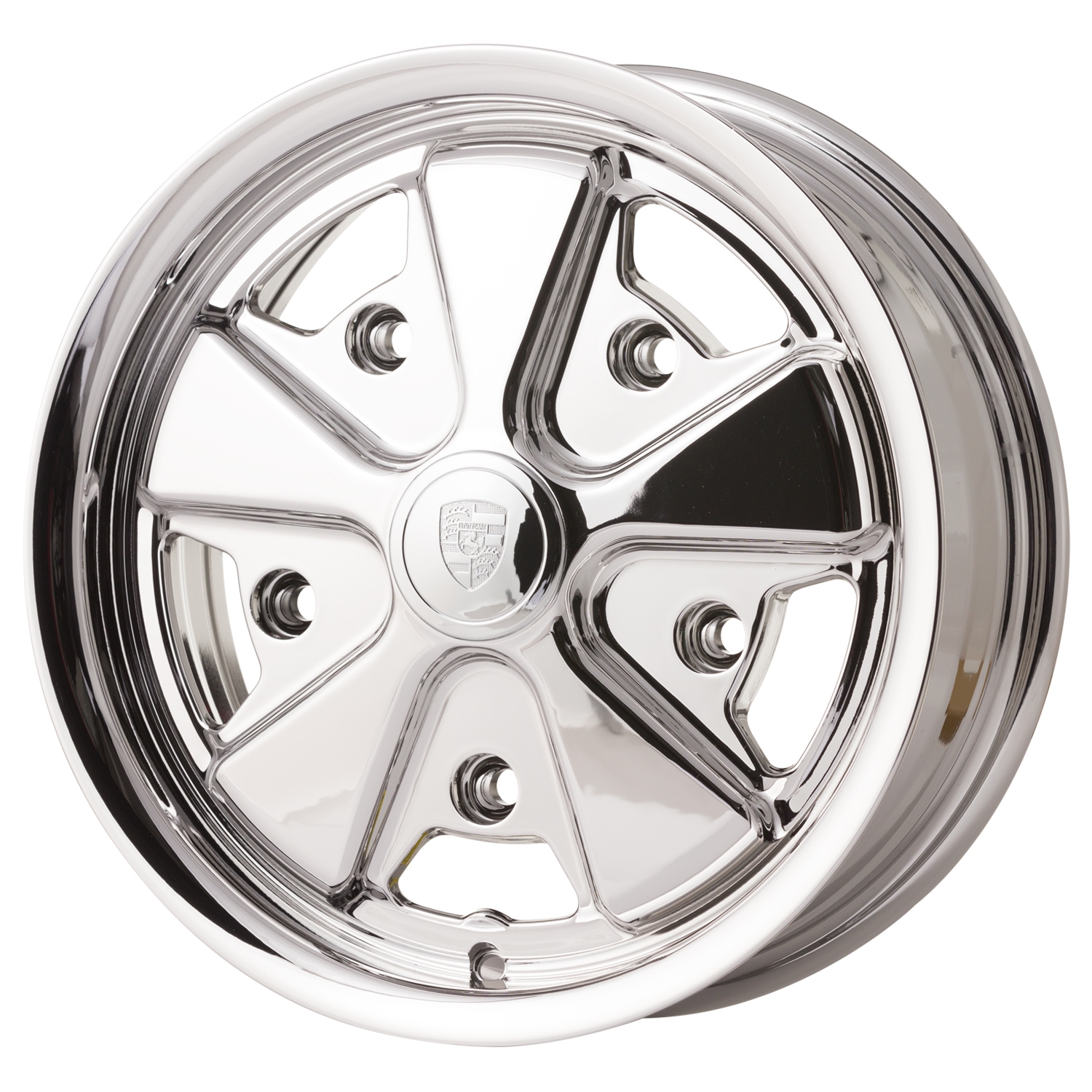 JBW 15" FOOSH Alloy Wheel - Chrome - 5x205 PCD - 5.5" Wide - Cool Air VW