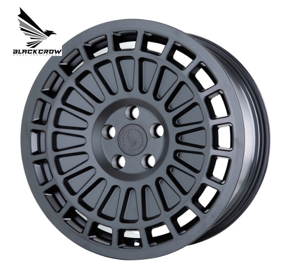 JBW 18" INT-R Alloy Wheel - Satin Black - 5x112 PCD - 8" Wide - Cool Air VW