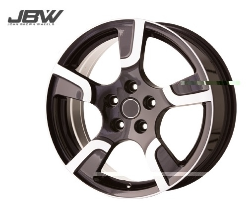 JBW 18" Sport Mk2 Alloy Wheel - Black - 5x120 PCD - 8" Wide - Cool Air VW