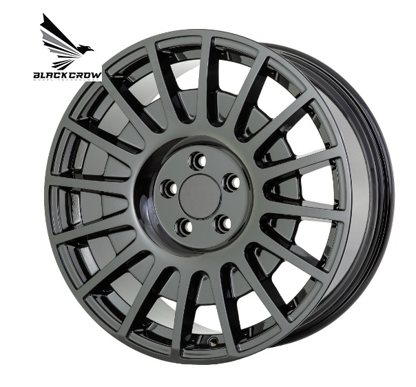 JBW 18" TMS Alloy Wheel - Gloss Black - 5x120 PCD - 8" Wide - Cool Air VW