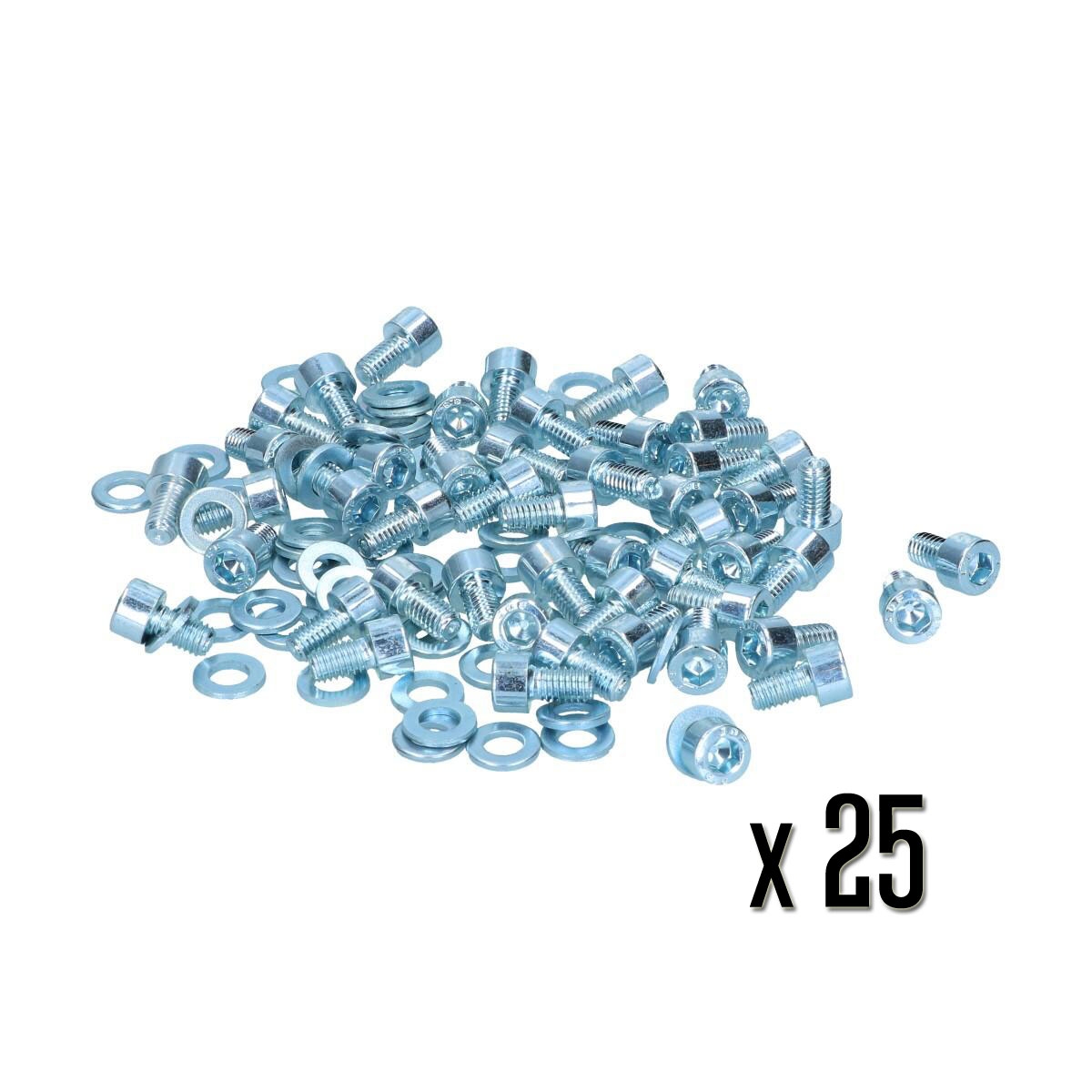 Allen Key Head Tinware Screws With Washers (Set of 25) - Cool Air VW