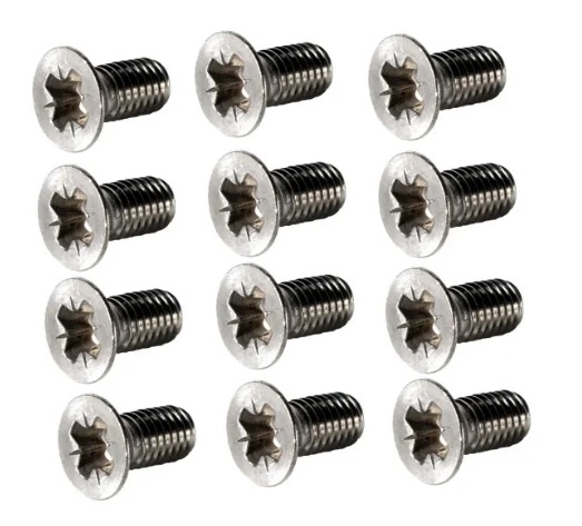 Stainless Steel Door Hinge Screw Set (12) - Cool Air VW