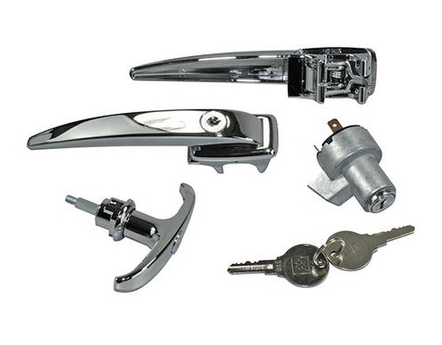 Splitscreen Bus Complete Lock Set (Matching Keys) - 1955-58 - Cool Air VW