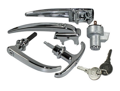 Splitscreen Bus Complete Lock Set (Matching Keys) - 1959-60 - Cool Air VW