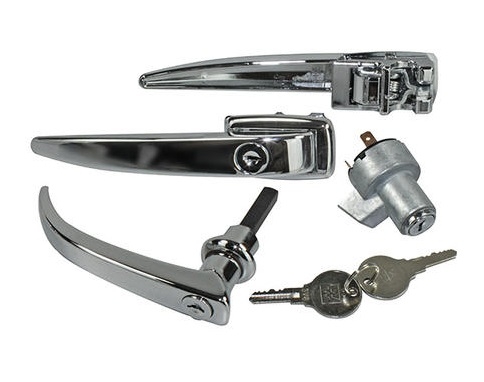 Splitscreen Bus Complete Lock Set (Matching Keys) - 1963 ONLY (July To ...