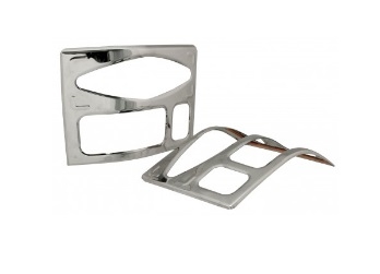T4 Tail Light Trims - Stainless Steel - Cool Air VW