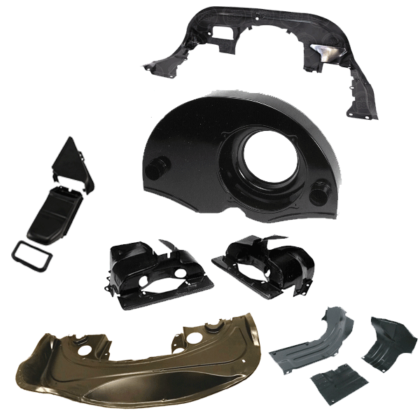 Baywindow Bus Tinware Kit - 1972-79 - Twin Port Type 1 Engines With ...